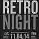 Retro Night V5, Print Templates | GraphicRiver