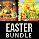 Easter Spring Bundle, Print Templates | GraphicRiver