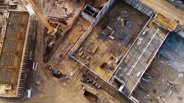 Construction Top View, Stock Footage | VideoHive