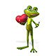 Frog with Heart, Graphics | GraphicRiver