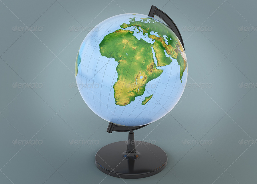 Realistic Globe World by kimarotta | GraphicRiver