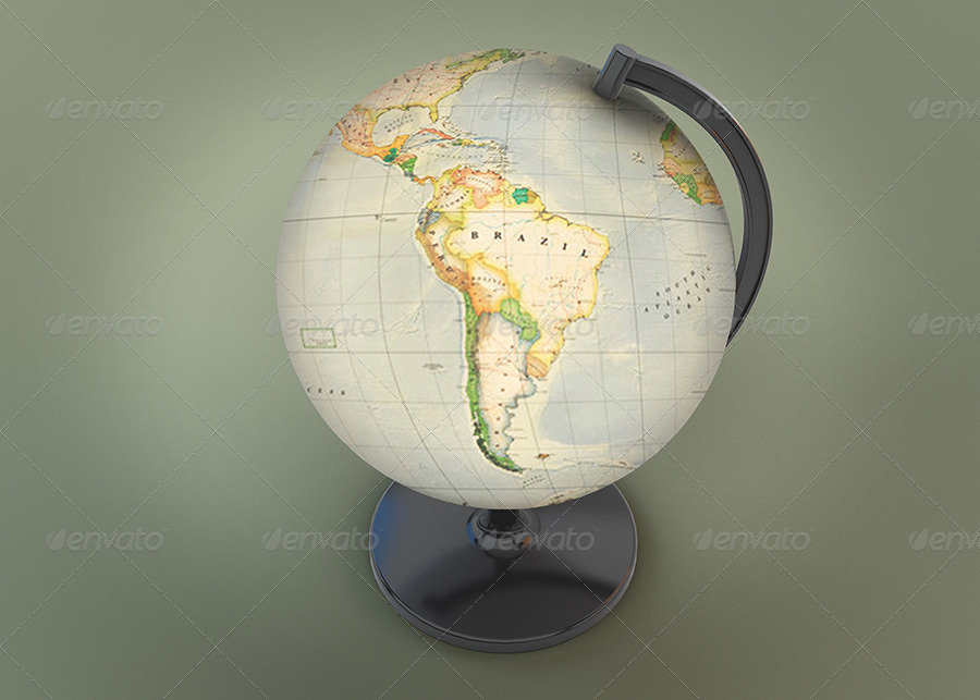 Globe Mockup, Graphics | GraphicRiver