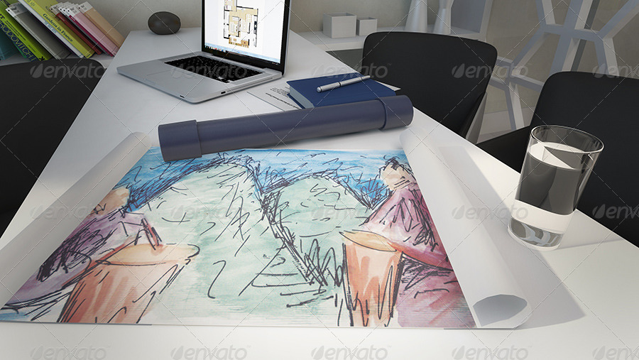 Project / Illustration Mockup, Graphics | GraphicRiver