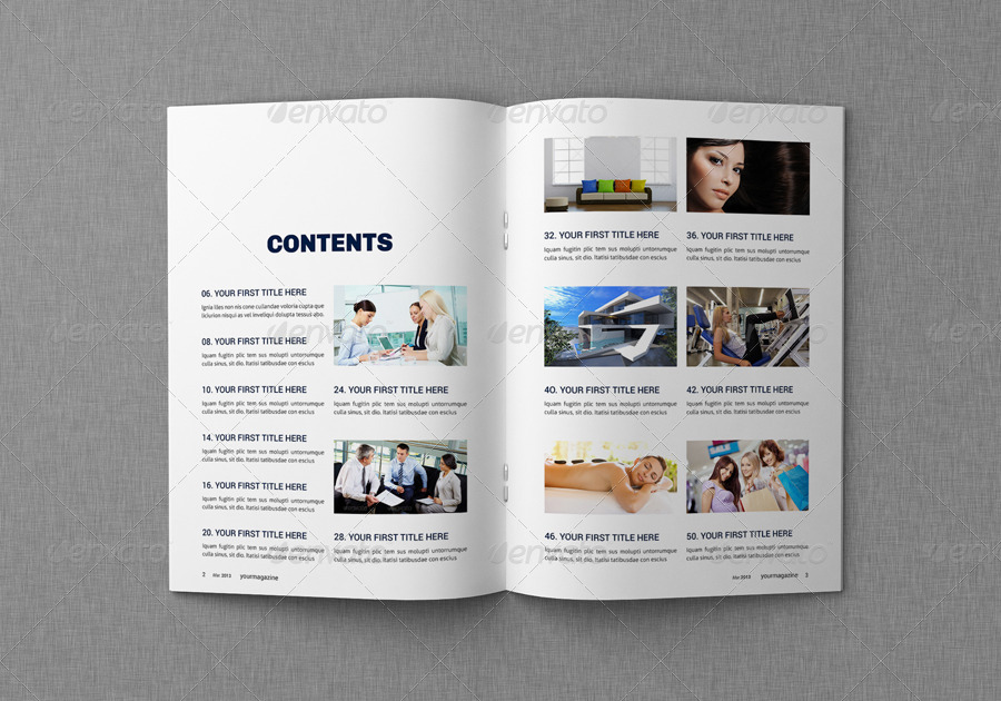 A4/Letter Clean Magazine Template, Print Templates | GraphicRiver