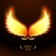 Bright Glowing Fire Angel Wings, Vectors | GraphicRiver