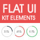 Simple Flat UI Kit Elements, Vectors | GraphicRiver
