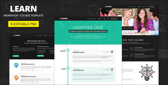 Learn - Courses and Educational PSD template by Ansonika | ThemeForest