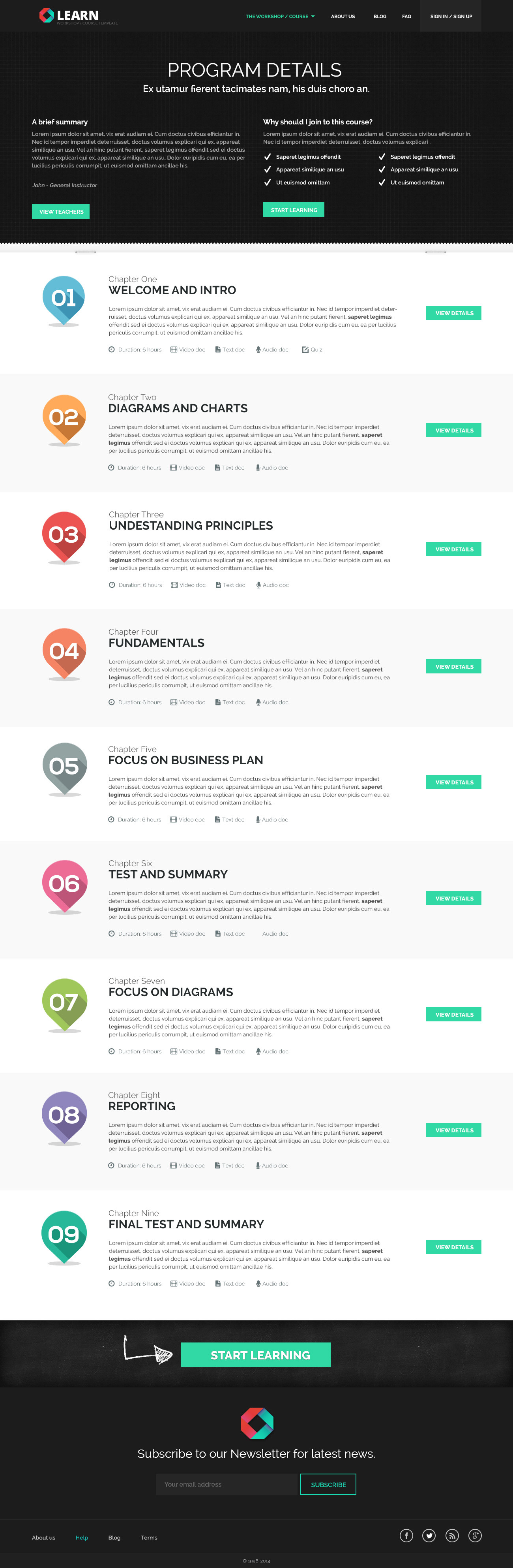 Learn - Courses and Educational PSD template by Ansonika | ThemeForest