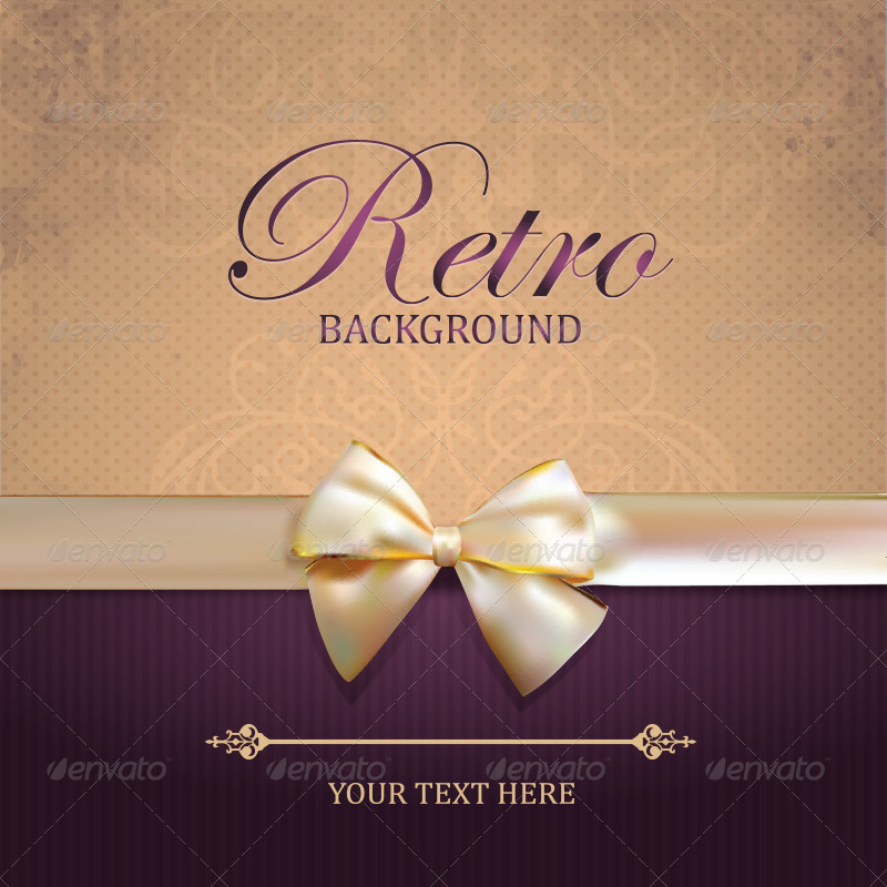 Set of Vintage Card Backgrounds and Frames, Print Templates | GraphicRiver