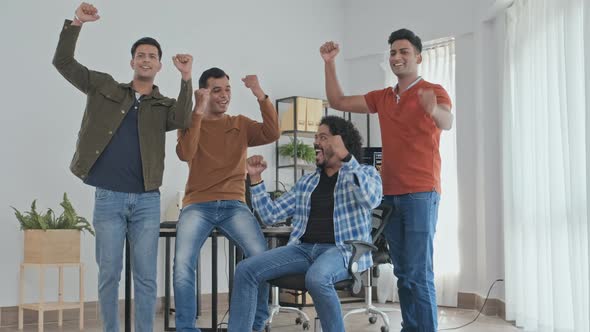 Portrait of Indian Programmers in Office, Stock Footage | VideoHive