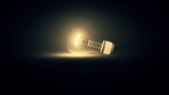 Flickering Light Bulb, Motion Graphics | VideoHive
