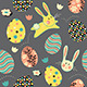 Easter Bunny Egg Repeat Pattern, Vectors | GraphicRiver