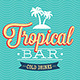 Beach Bar Emblems., Vectors | GraphicRiver