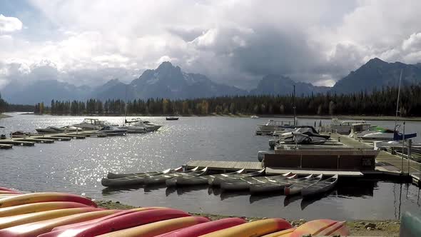 Colter Bay Boat Rentals, Stock Footage | VideoHive