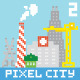 Pixel Art City Set 2, Vectors | GraphicRiver