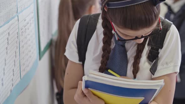 Student Getting Ready for School Year, Stock Footage | VideoHive