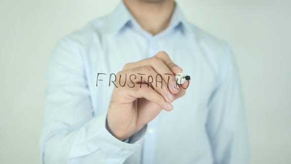 Frustration, Writing On Screen, Stock Footage | VideoHive