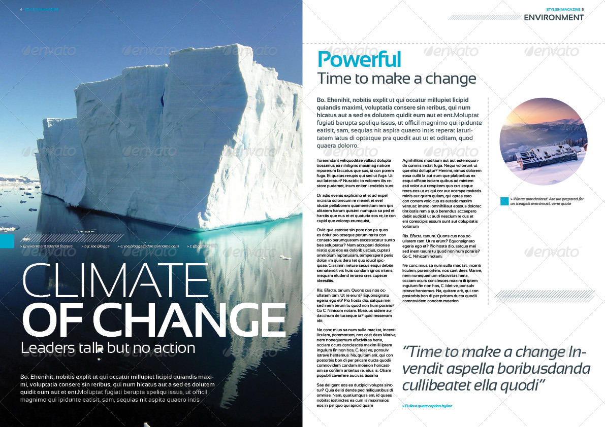 Stylish Volume 2 InDesign Magazine Template, Print Templates | GraphicRiver