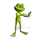Frog with a Smartphone, Graphics | GraphicRiver