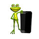 Frog with a Smartphone, Graphics | GraphicRiver
