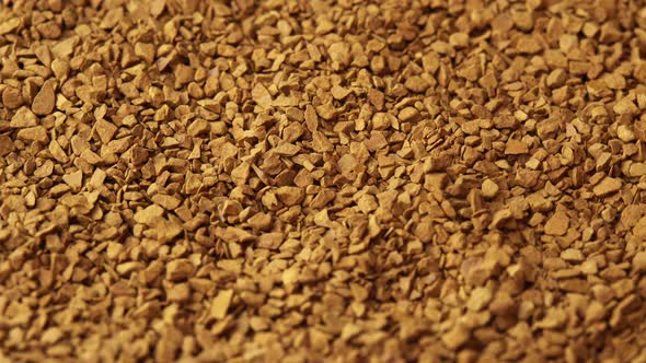 Closeup of Instant Coffee Pellets Spinning As Background for Coffee ...