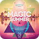 Magic Summer Flyer, Print Templates | GraphicRiver