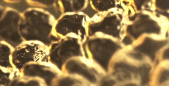 Gold Waving Nuggets , Motion Graphics | VideoHive