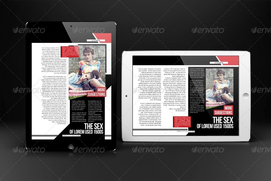 Fashion Tablet Magazine Issue 1, ePublishing | GraphicRiver