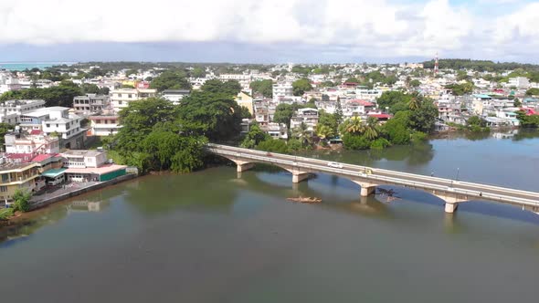 Bridge Cavendish aerial - Still video 4k, Stock Footage | VideoHive