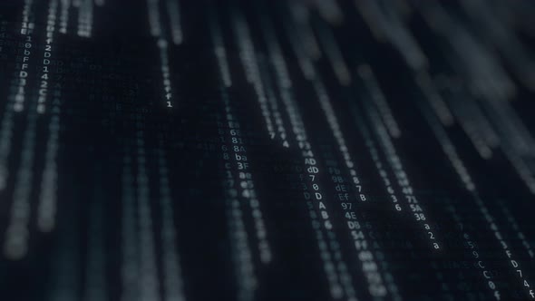 Flashing Computer Symbols on the Screen, Motion Graphics | VideoHive