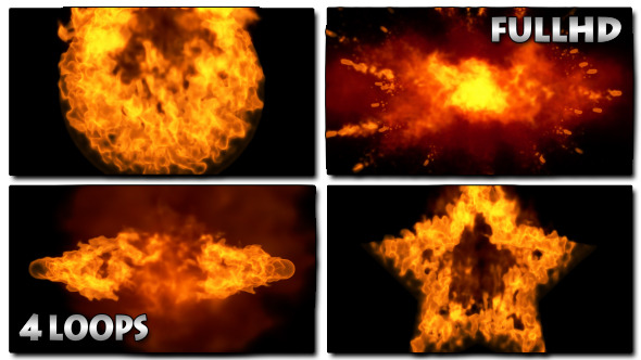 Fires FX Transitions (4-Pack), Motion Graphics | VideoHive