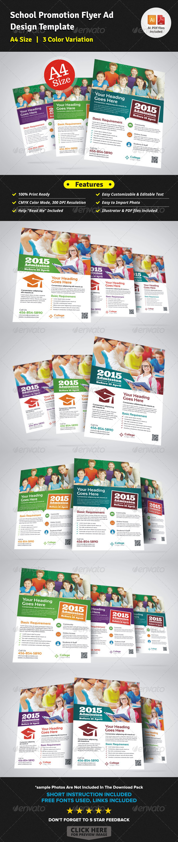 School Promotion Flyer Ad by Jbn-Comilla | GraphicRiver