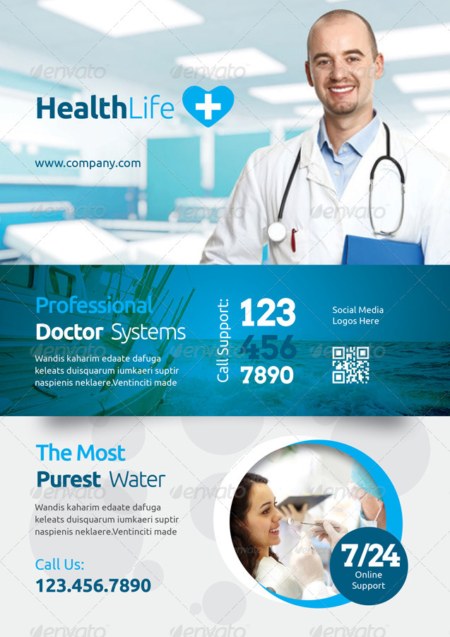 Health Flyer Templates, Print Templates | GraphicRiver