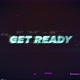 GET READY text glitch effects concept for video games screen, Motion ...