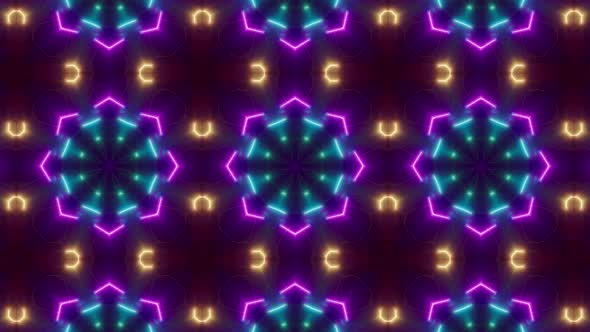 Multi Colored Light Beam Kaleidoscope Vj Background Loop 4K 12, Motion ...