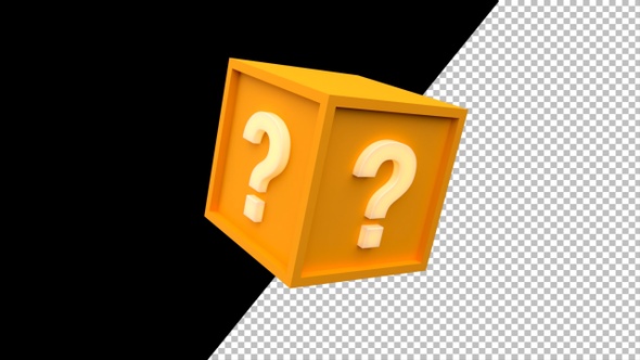 3D Question Box Looped, Motion Graphics | VideoHive