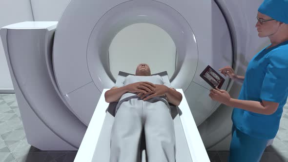 Man In An Mri Machine, Motion Graphics | VideoHive