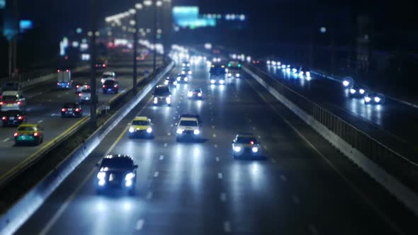 Light Of Car On Street, Stock Footage | VideoHive