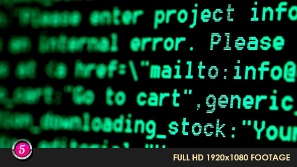 Computer HTML Codes 11 , Stock Footage | VideoHive