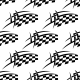 Stylized Seamless Pattern of a Checkered Flag, Vectors | GraphicRiver