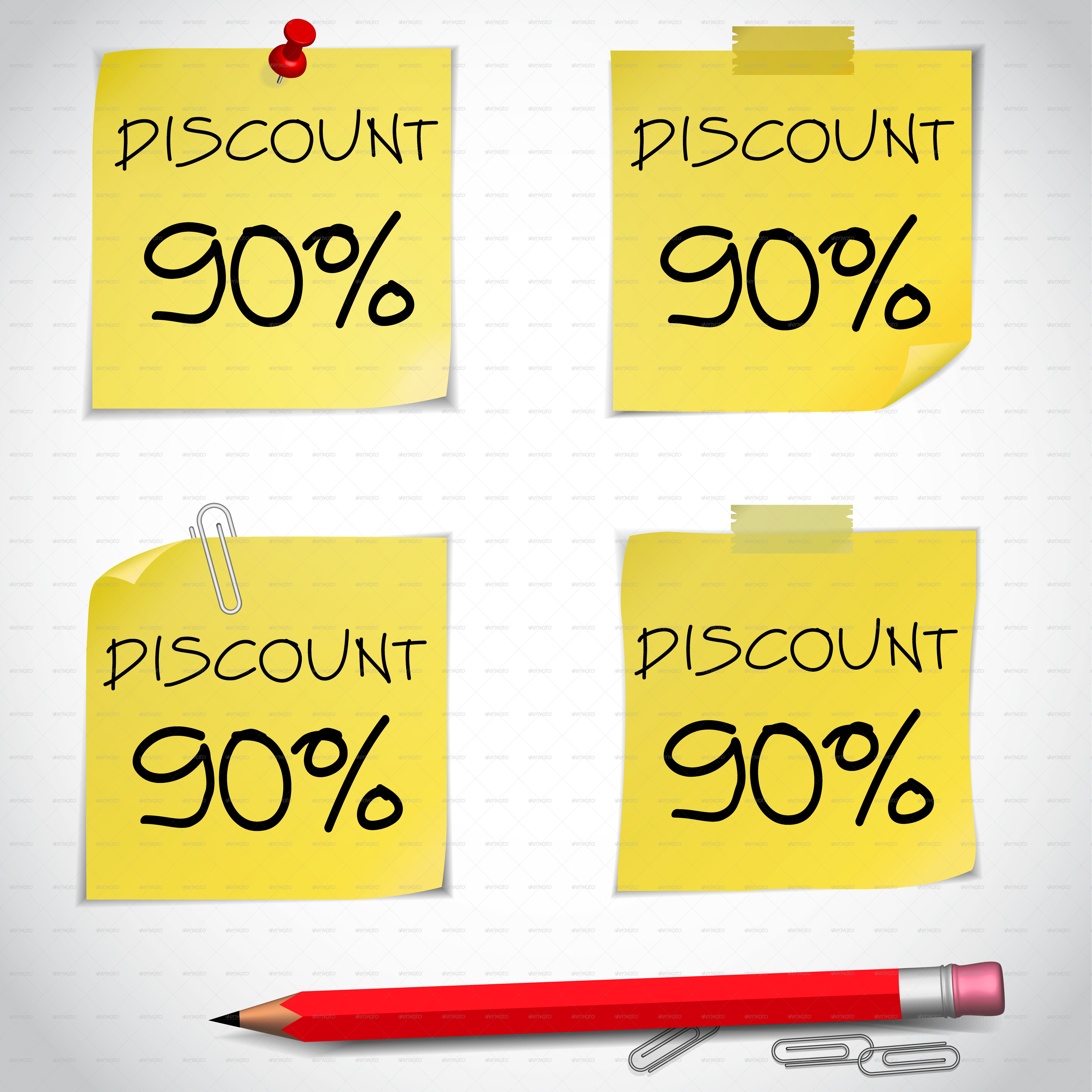 Discount Note by robuart | GraphicRiver