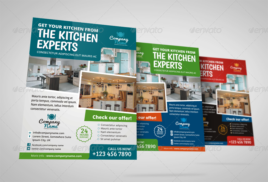 Kitchen / Restaurant Flyer Ad Template by Jbn-Comilla | GraphicRiver