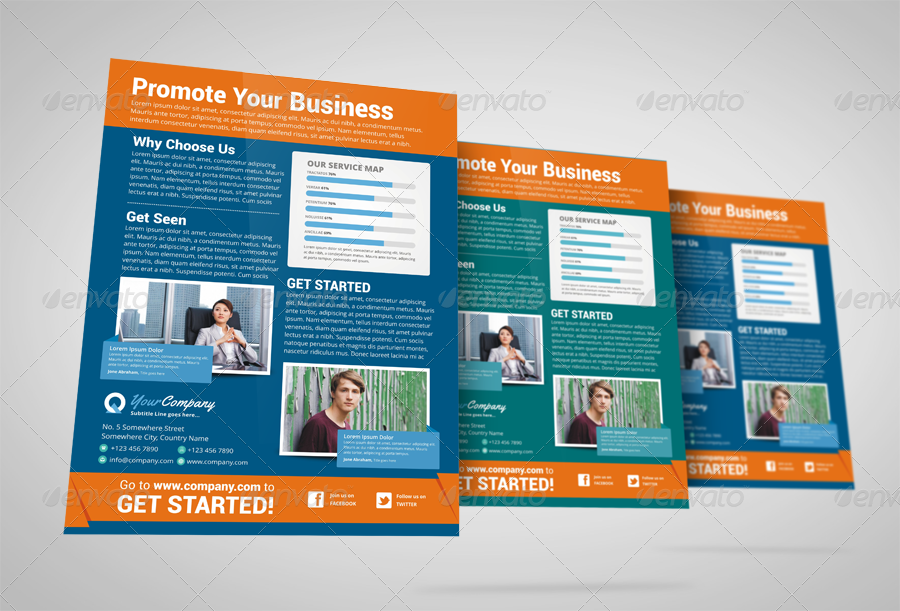 Multipurpose Business Flyer Ad Template, Print Templates | GraphicRiver