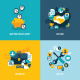 Set of Flat Design Concept Icons for Business, Vectors | GraphicRiver
