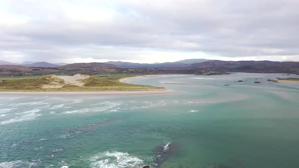 Dooey Beach By Lettermacaward in County Donegal Ireland, Stock Footage