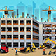 Building Construction Scene, Vectors | GraphicRiver