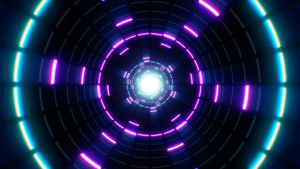 VJ Neon Light Beam Disco Background Loop 4K by shnfilm | VideoHive