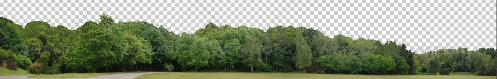 Line of Tree Painted Hi-Res Texture Set by fusiongraph | 3DOcean