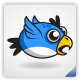 Flying Blue Bird Sprite Sheet, Game Assets | GraphicRiver