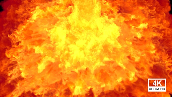 Fire Streaming And Spreading 4K, Motion Graphics | VideoHive